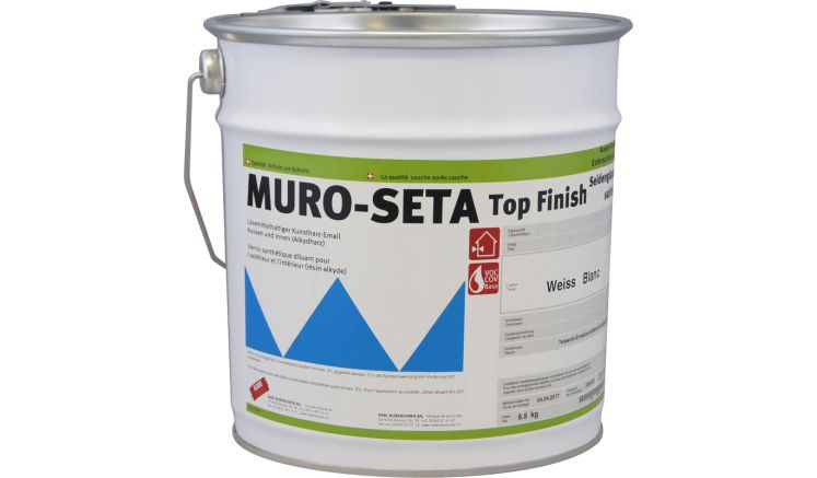 MURO-SETA Top Finish Innen/Aussen Weiss Seidenglanz | KARL BUBENHOFER AG